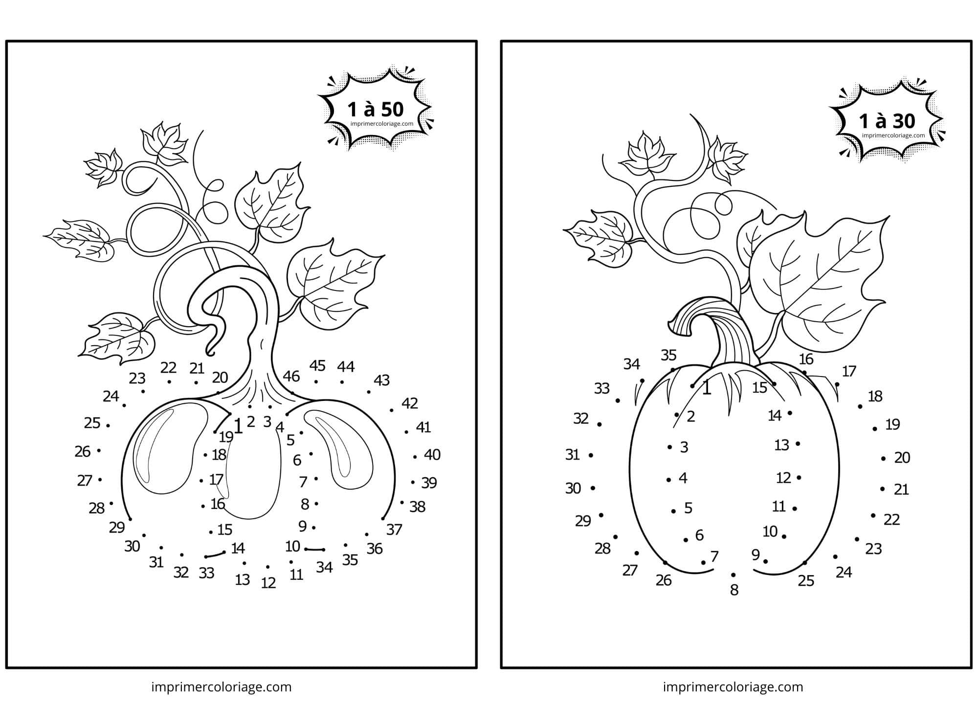 Point à relier Halloween gratuit à imprimer | PDF gratuit