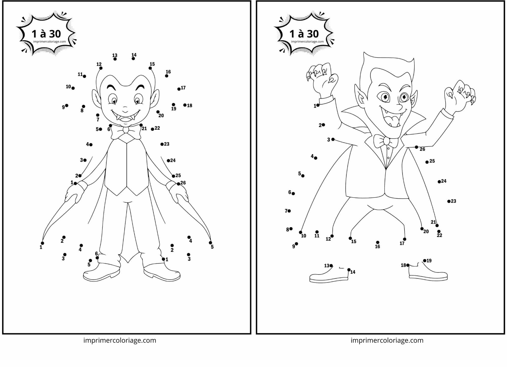 Point à relier Halloween gratuit à imprimer | PDF gratuit